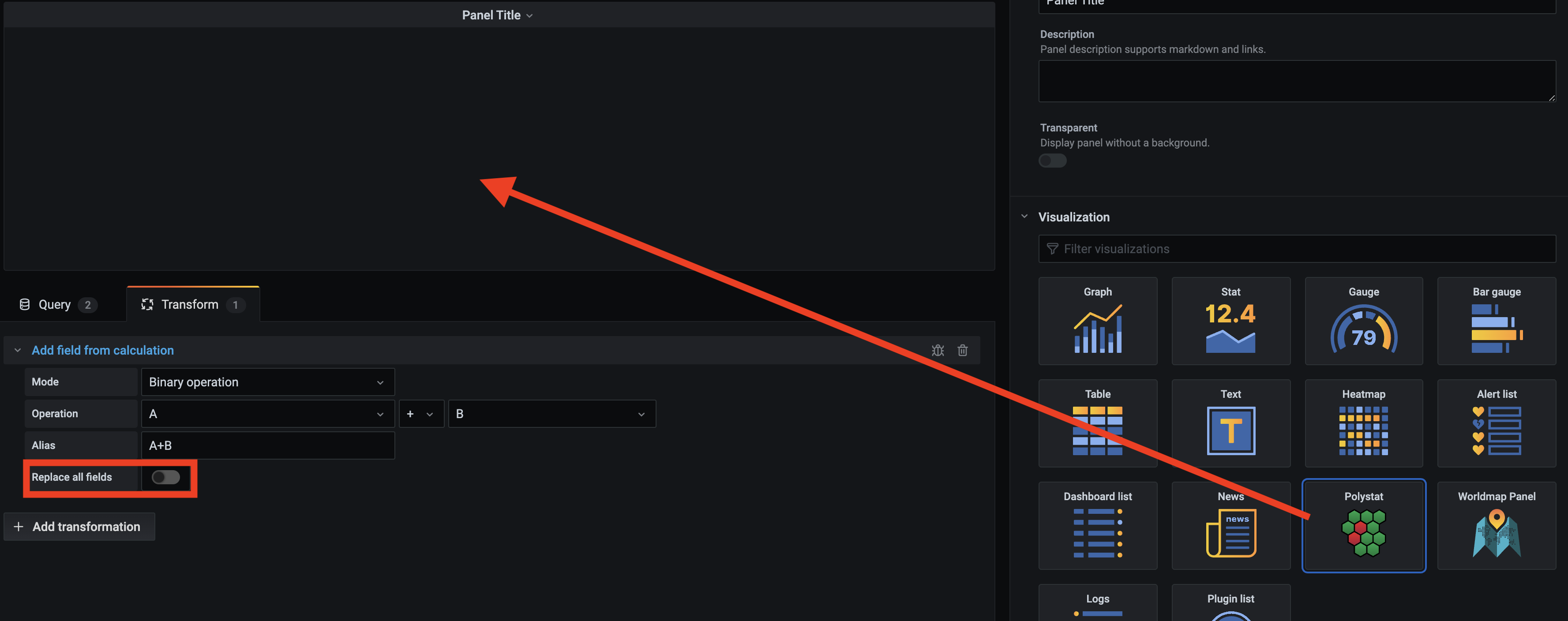 Polystat panel shows no series when using Transform feature · Issue #140 · grafana/grafana ...