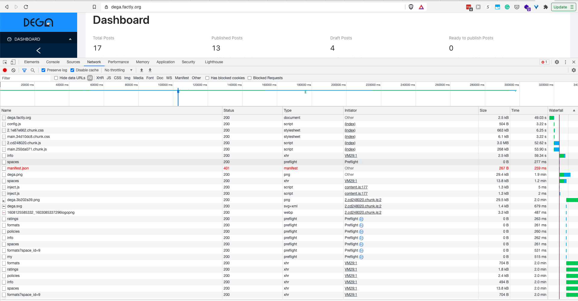 studio: Dega is taking a long time to load · Issue #141 · factly/dega · GitHub