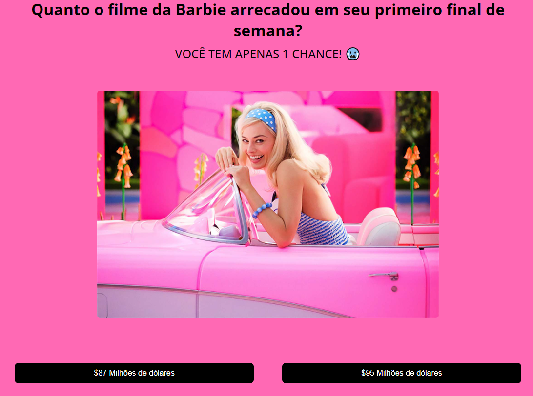 GitHub - Gabrieluser430/barbie-quiz: Barbie website implemented with no dependencies.