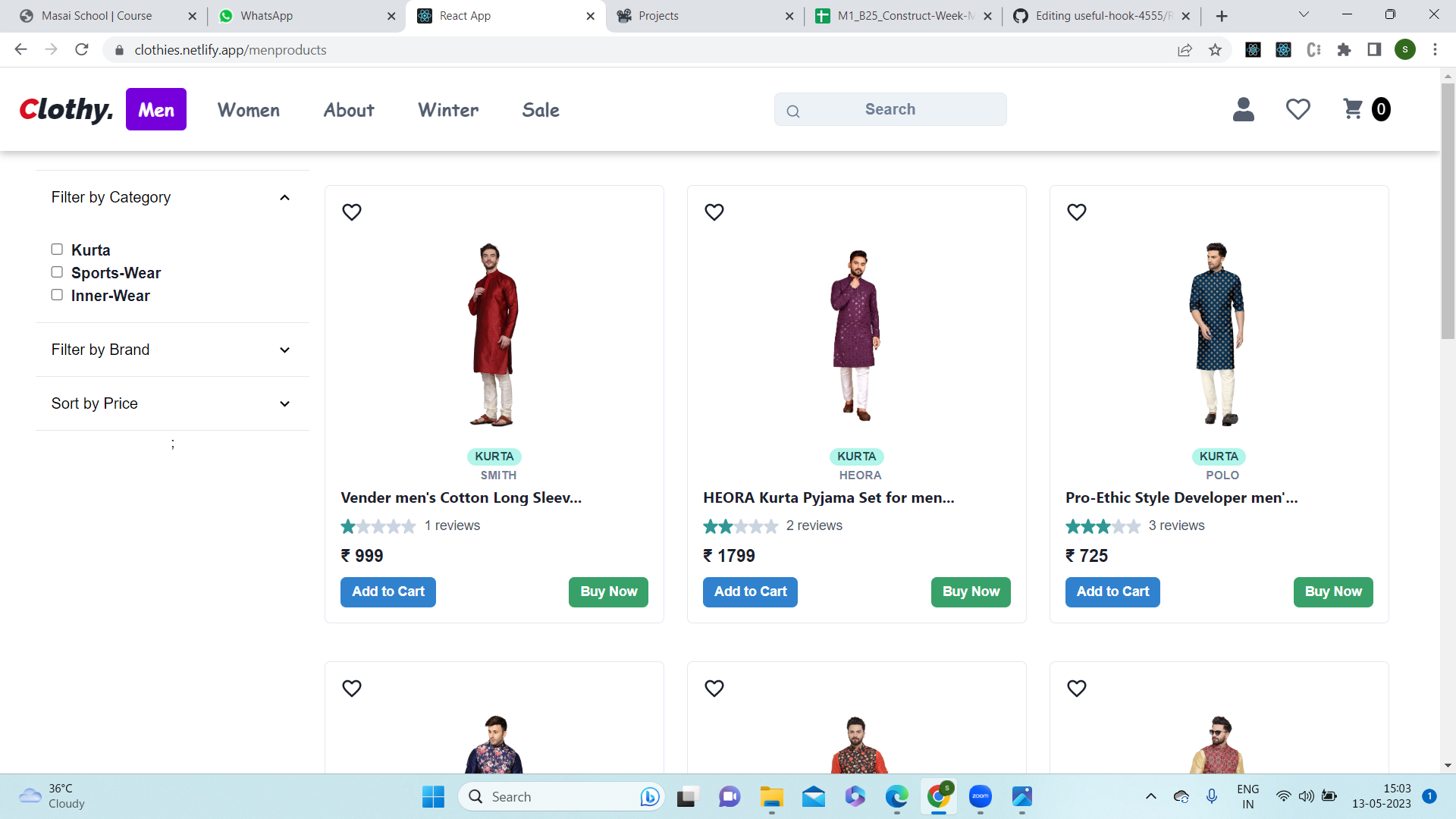 GitHub - vikassuresh4397/Clothy: Clothy is a ecommerce website where we ...