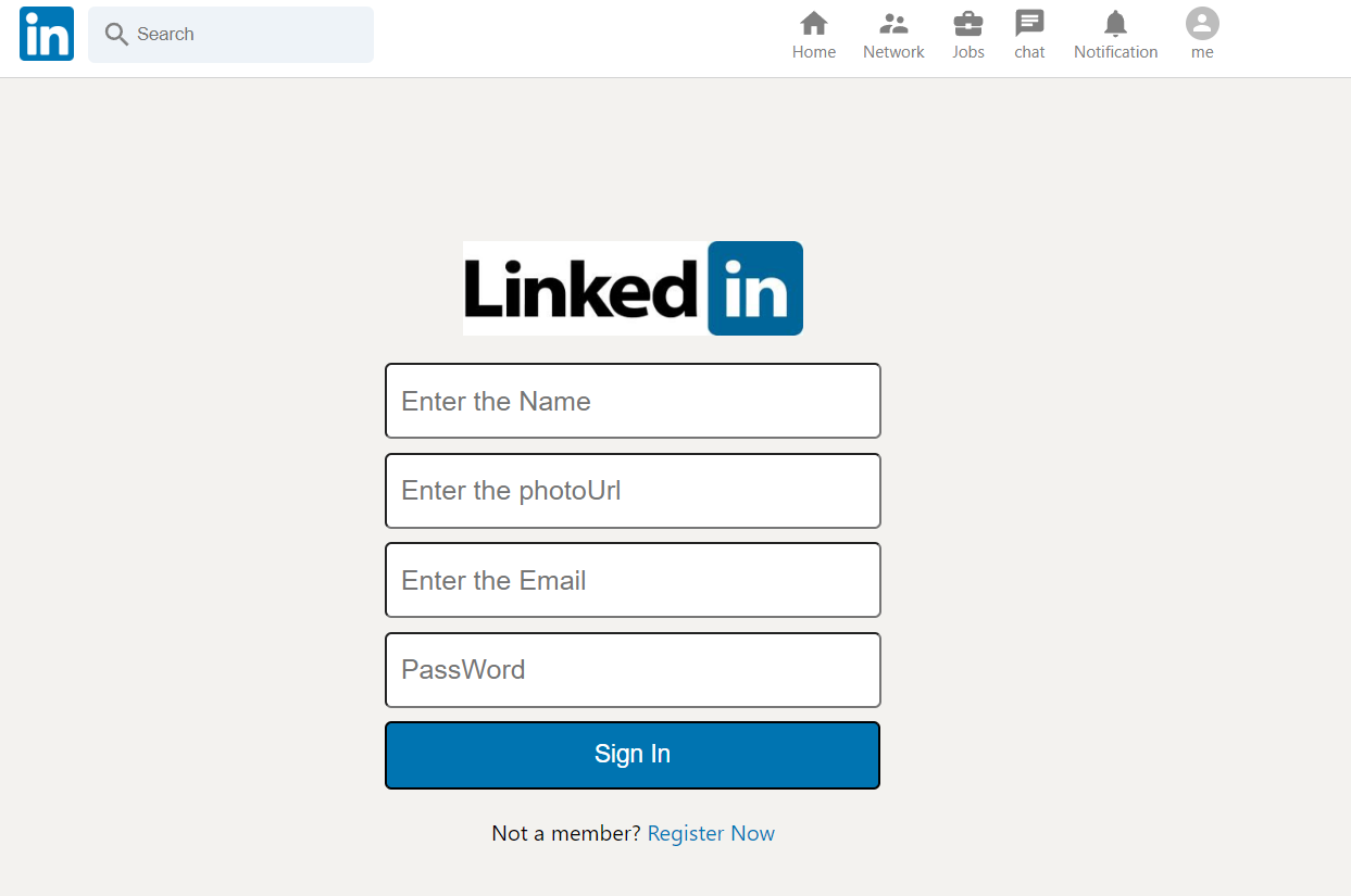 GitHub - SankaraMoothi/linkedin-clone: LinkedIn-Clone