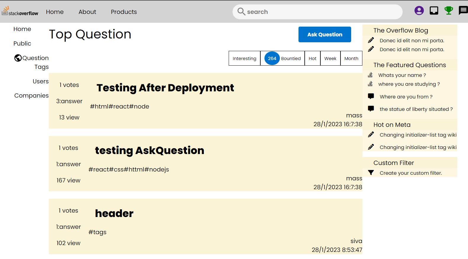 GitHub - SankaraMoothi/webcode-frontEnd: StackOverFlow Clone with React Material Ui with redux ...