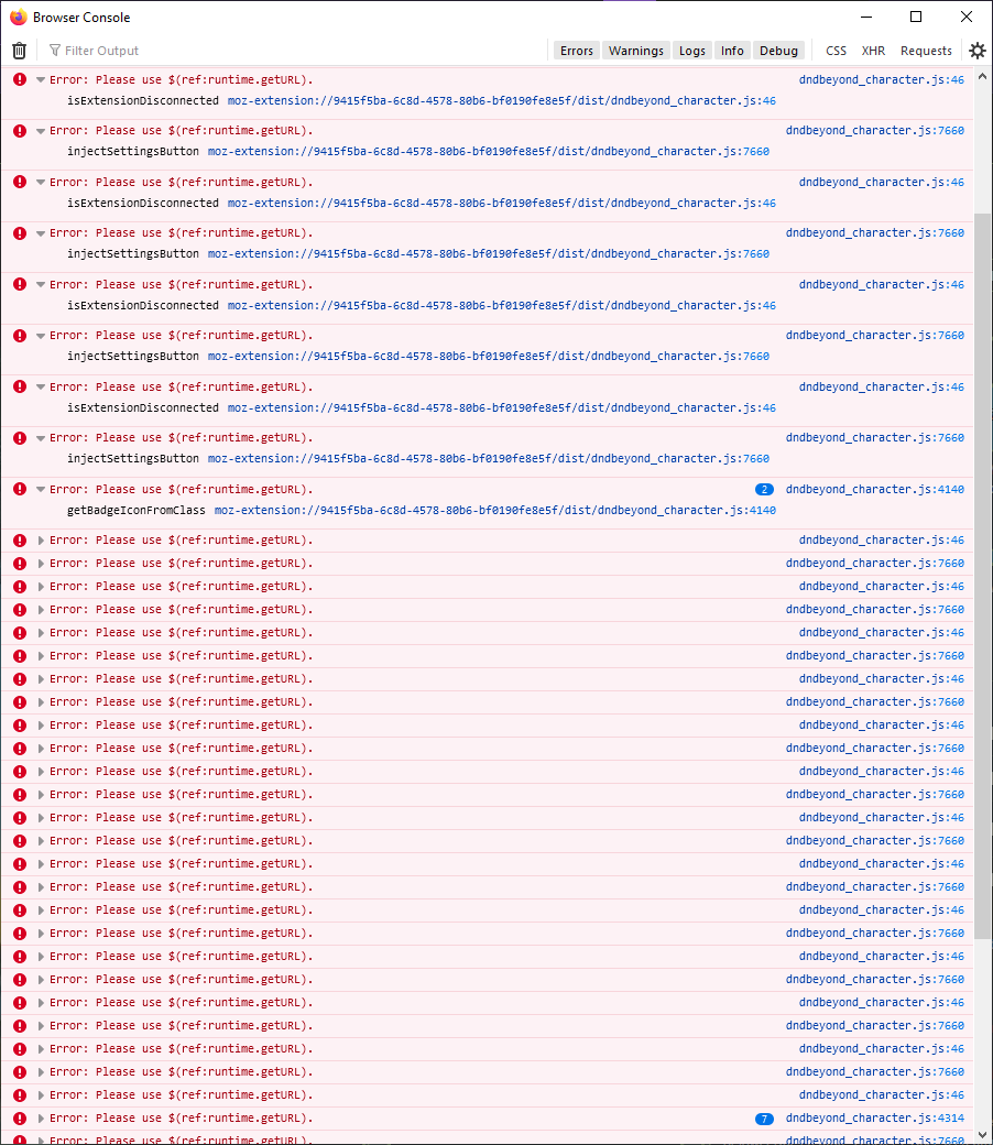 Quick roll to hit / damage not working - firefox · Issue #871 · kakaroto/Beyond20 · GitHub