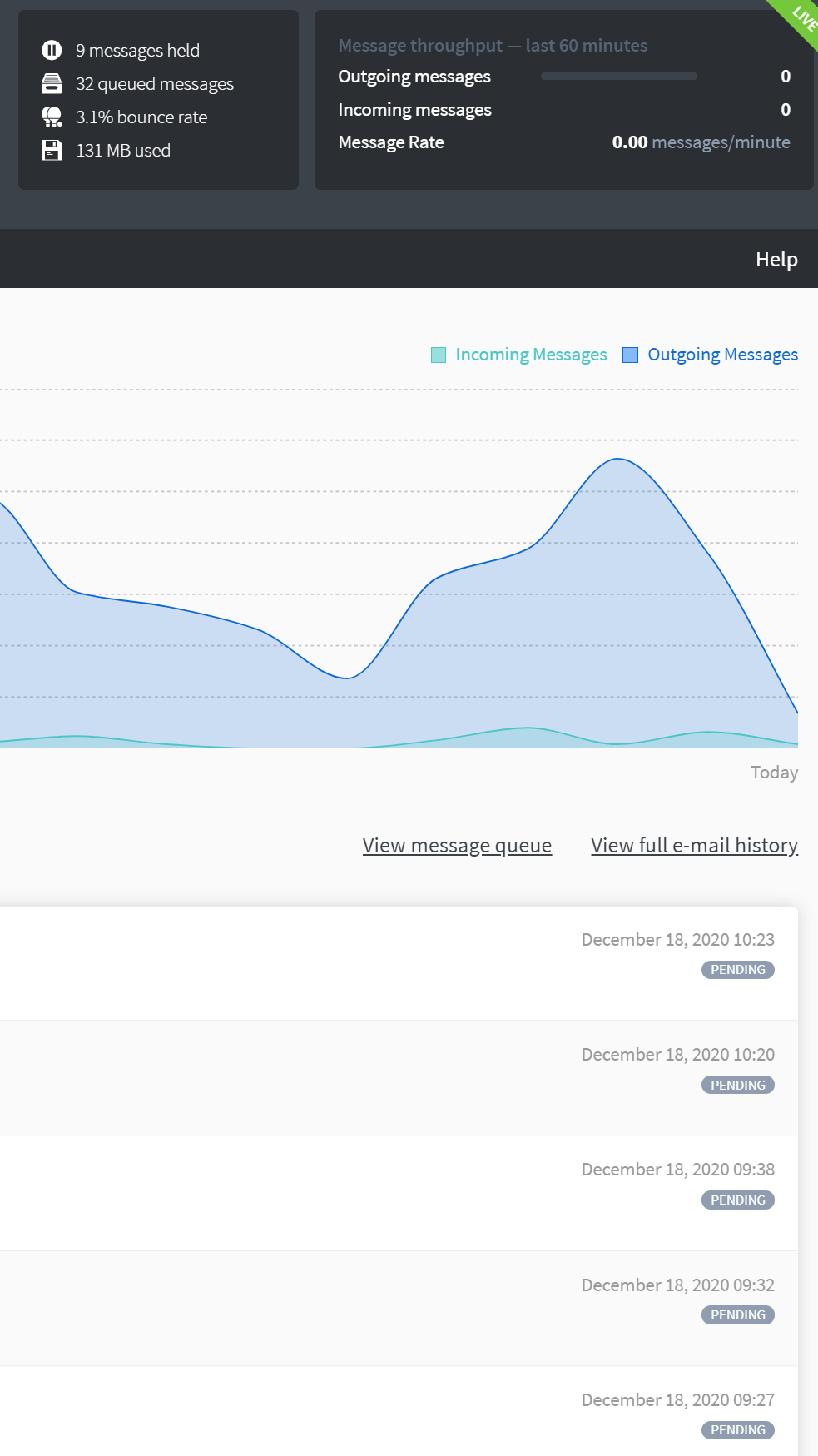 Issue when mail stuck in queue possibly solved · Issue #1021 · postalserver/postal · GitHub