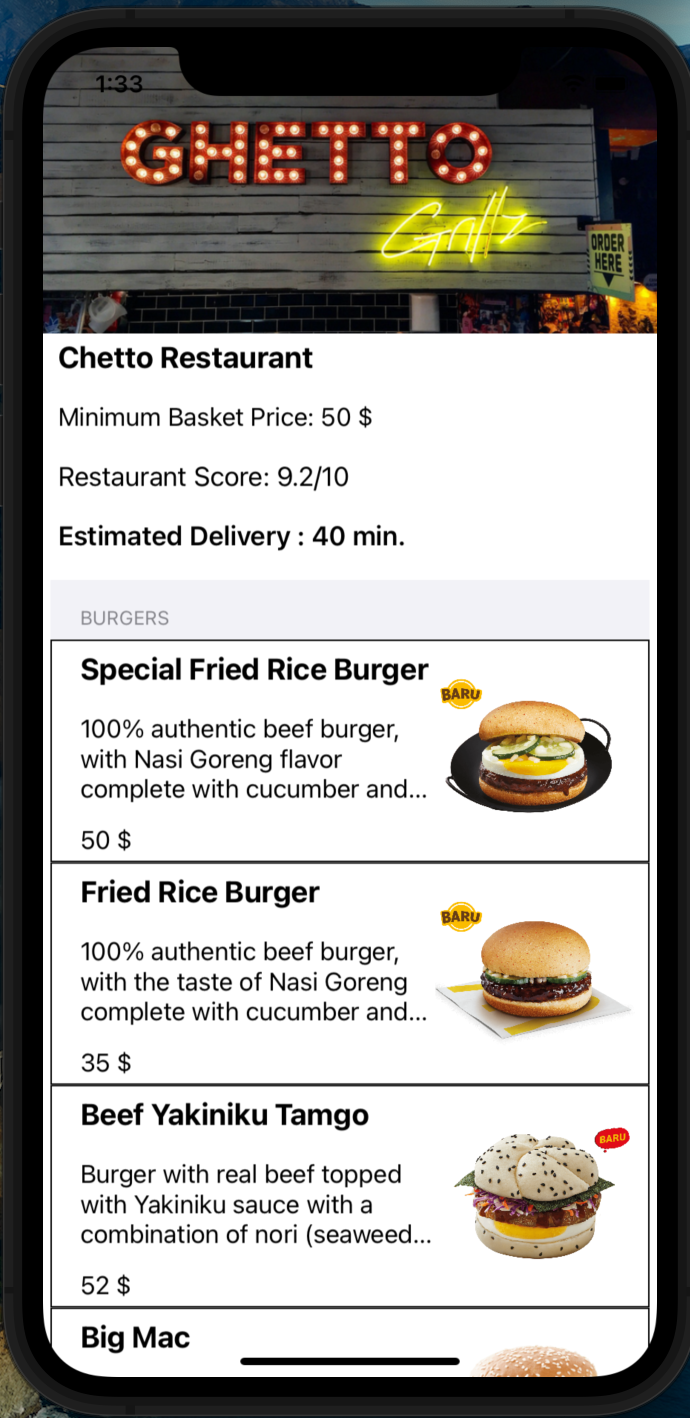 GitHub - denizgulbahar/FoodOrderApp: Built by using Alamofire