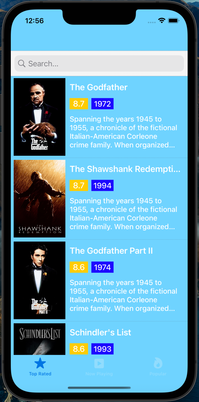 GitHub - denizgulbahar/MovieStreamingApp: Developed by using URLSession and MVC pattern
