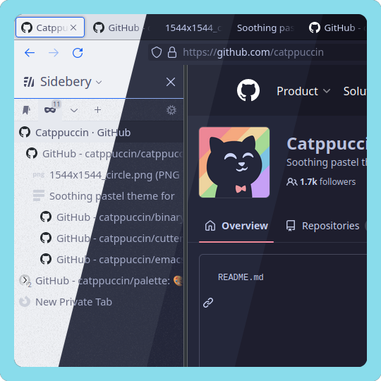 Sidebery · Issue #1782 · catppuccin/catppuccin · GitHub