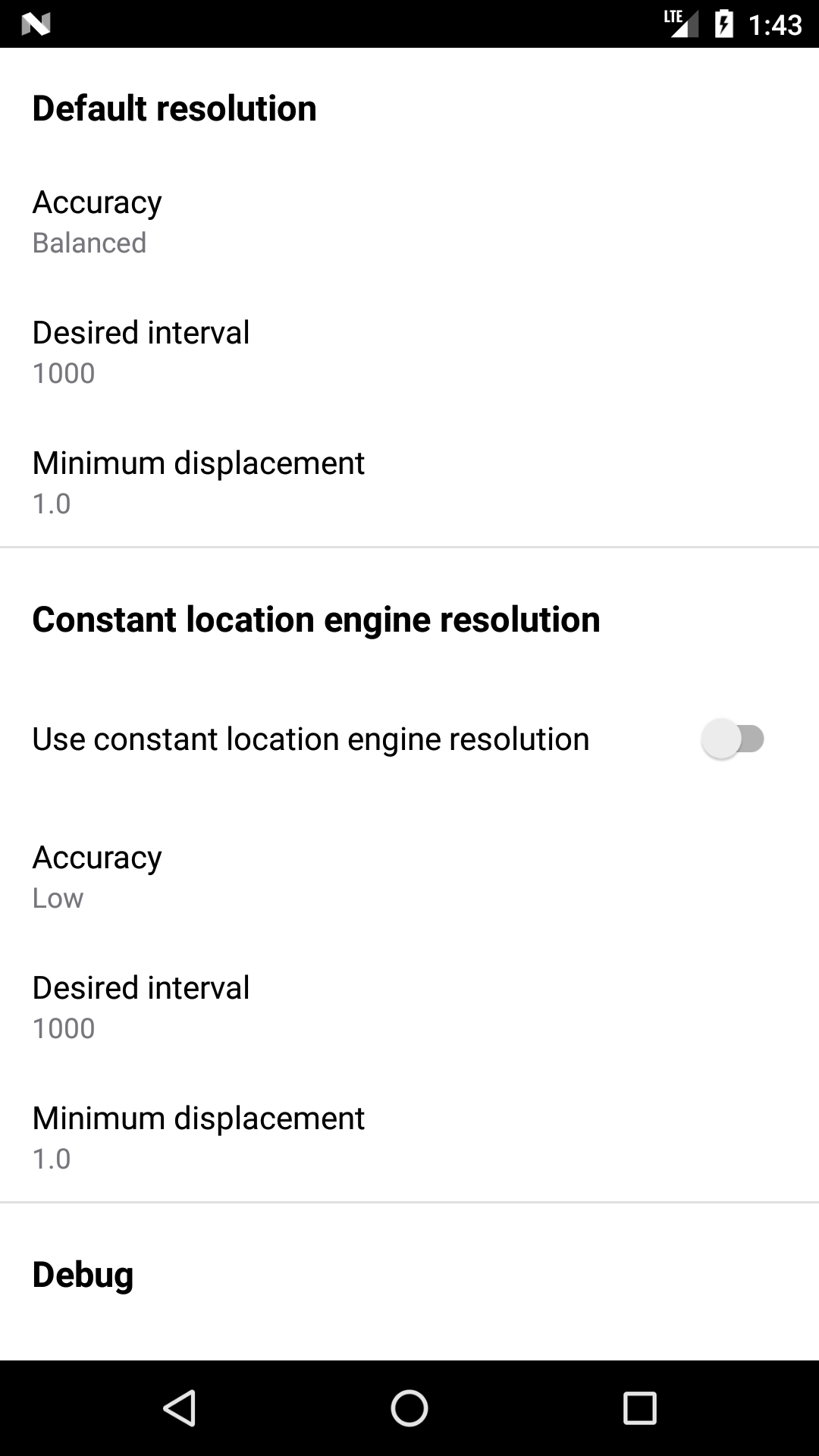 Add the "Default resolution" section to the settings screen · Issue ...