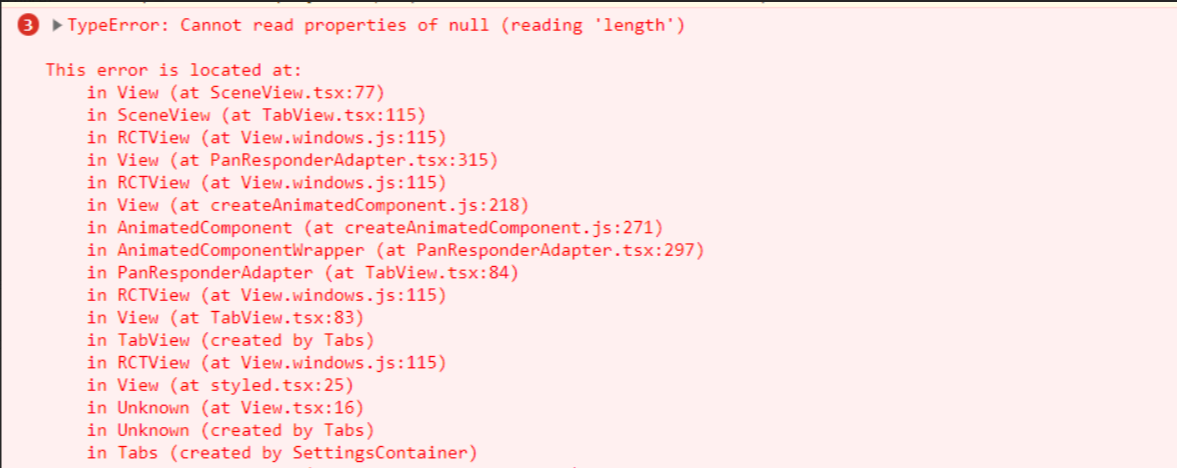React Native Tab Viewv352 Doesnt Work With React Native Windows Versionv07019 · Issue