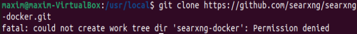 Cloning Linux · Issue 47 · Searxngsearxng Docker · Github