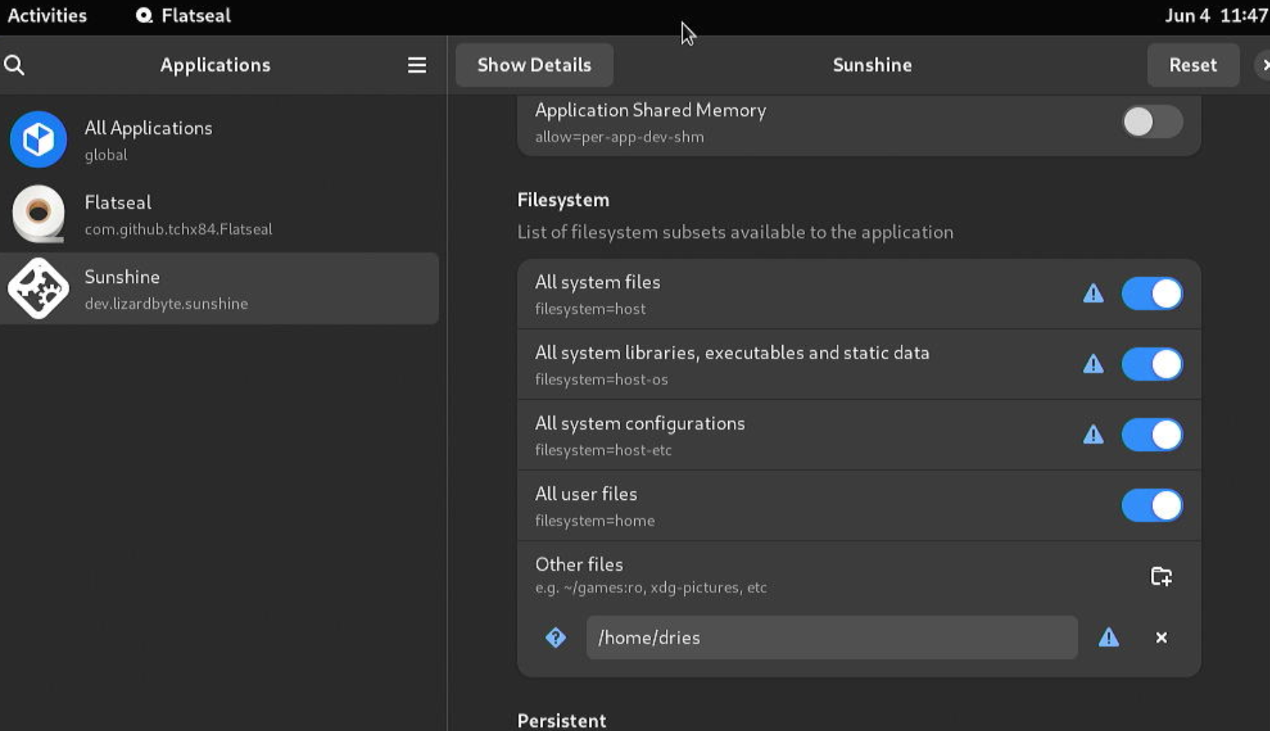 Linux Flatpak release incomplete, autostart, resolution change and permissions broken · Issue ...