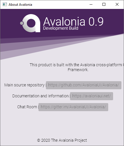 Text is incorrectly arranged in Avalonia About dialog · Issue #5312 · AvaloniaUI/Avalonia · GitHub