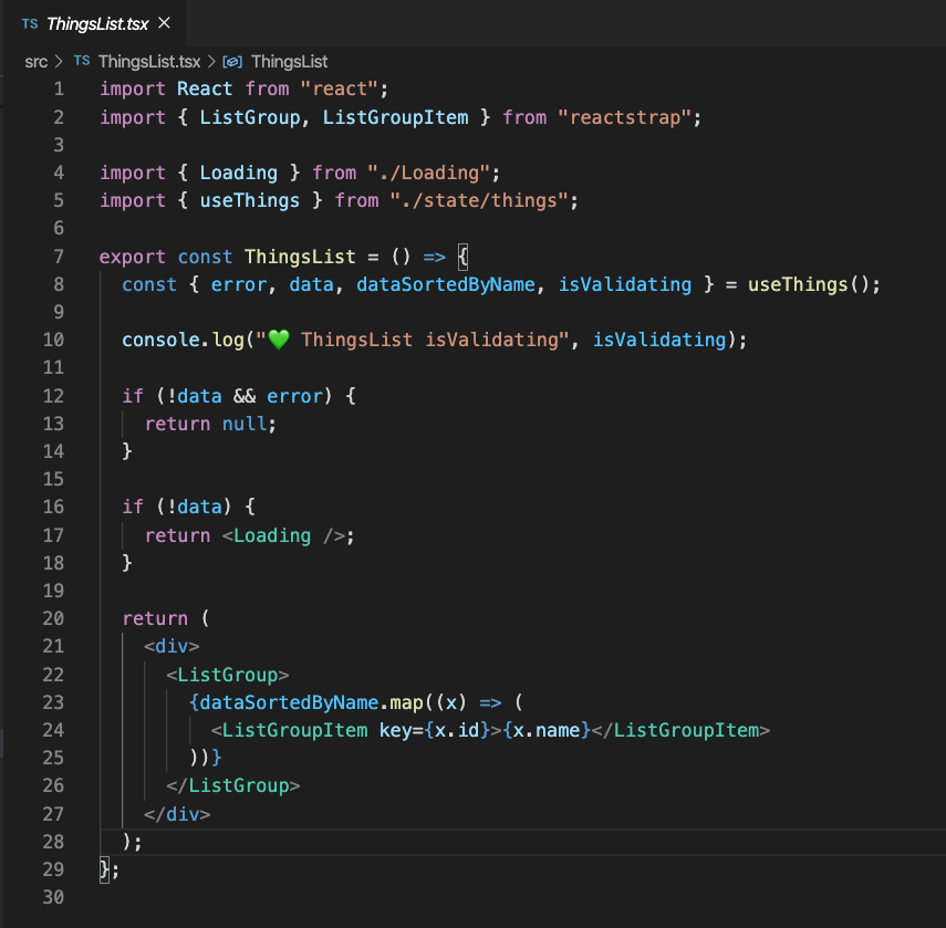 isValidating change only triggers first hook in component tree to render · Issue #549 · vercel ...