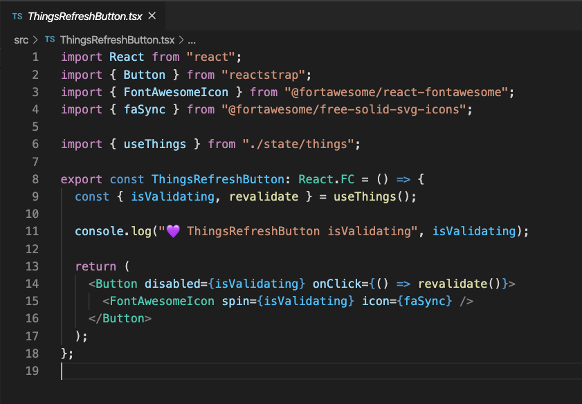 isValidating change only triggers first hook in component tree to render · Issue #549 · vercel ...