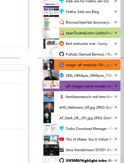 GitHub - Ulf3000/highlight-tabs: firefox addon to highlight tabs with ...