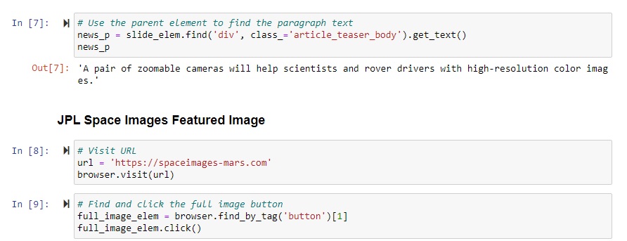 GitHub - ChristinaMarvel1/Mission-to-Mars: Scrape Full-Resolution Mars ...