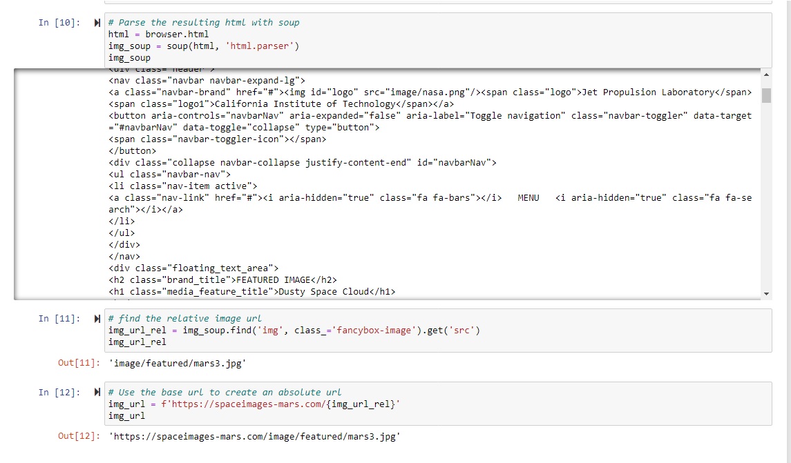 GitHub - ChristinaMarvel1/Mission-to-Mars: Scrape Full-Resolution Mars ...