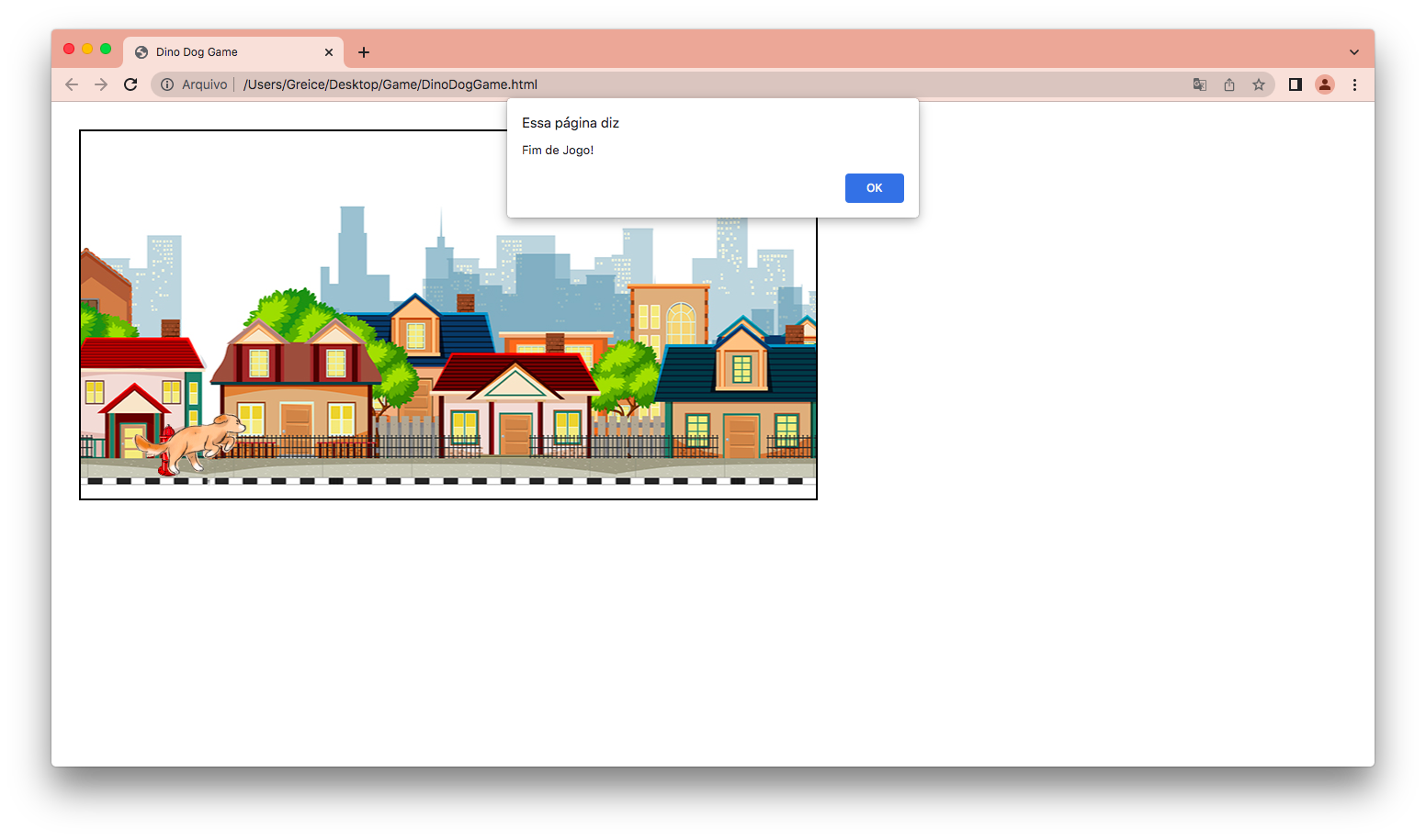 GitHub - GreLenhart/Dino-Dog-Game