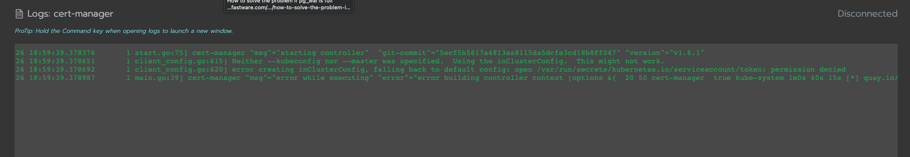 [EKS] : Apiserver Auditing failed of request: encoding failed: authentication Error · Issue ...