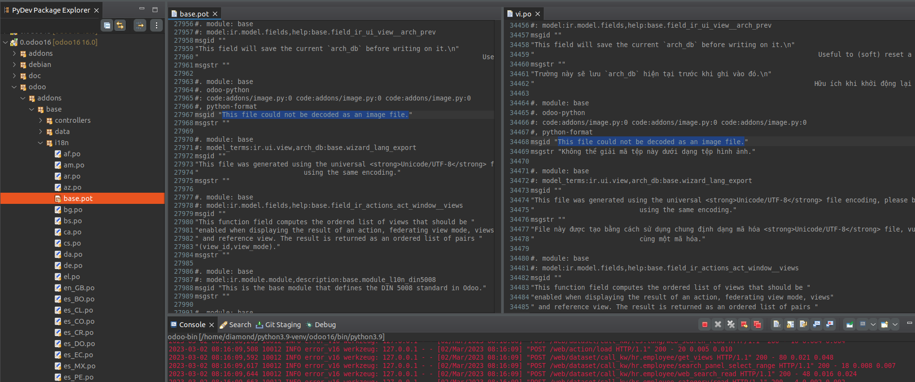 [bug][16 0] Base Does Not Show Translation By Translation · Issue 114123 · Odoo Odoo · Github