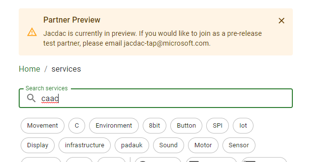 search box for services losing characters · Issue #1008 · microsoft/jacdac · GitHub