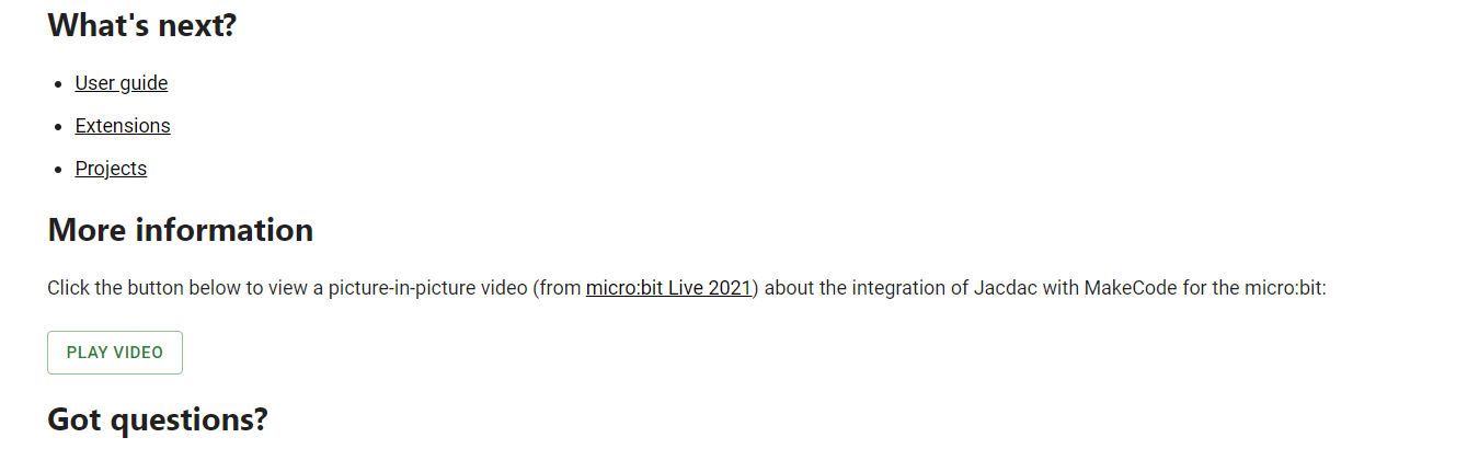 makecode page button video not working · Issue #1106 · microsoft/jacdac · GitHub