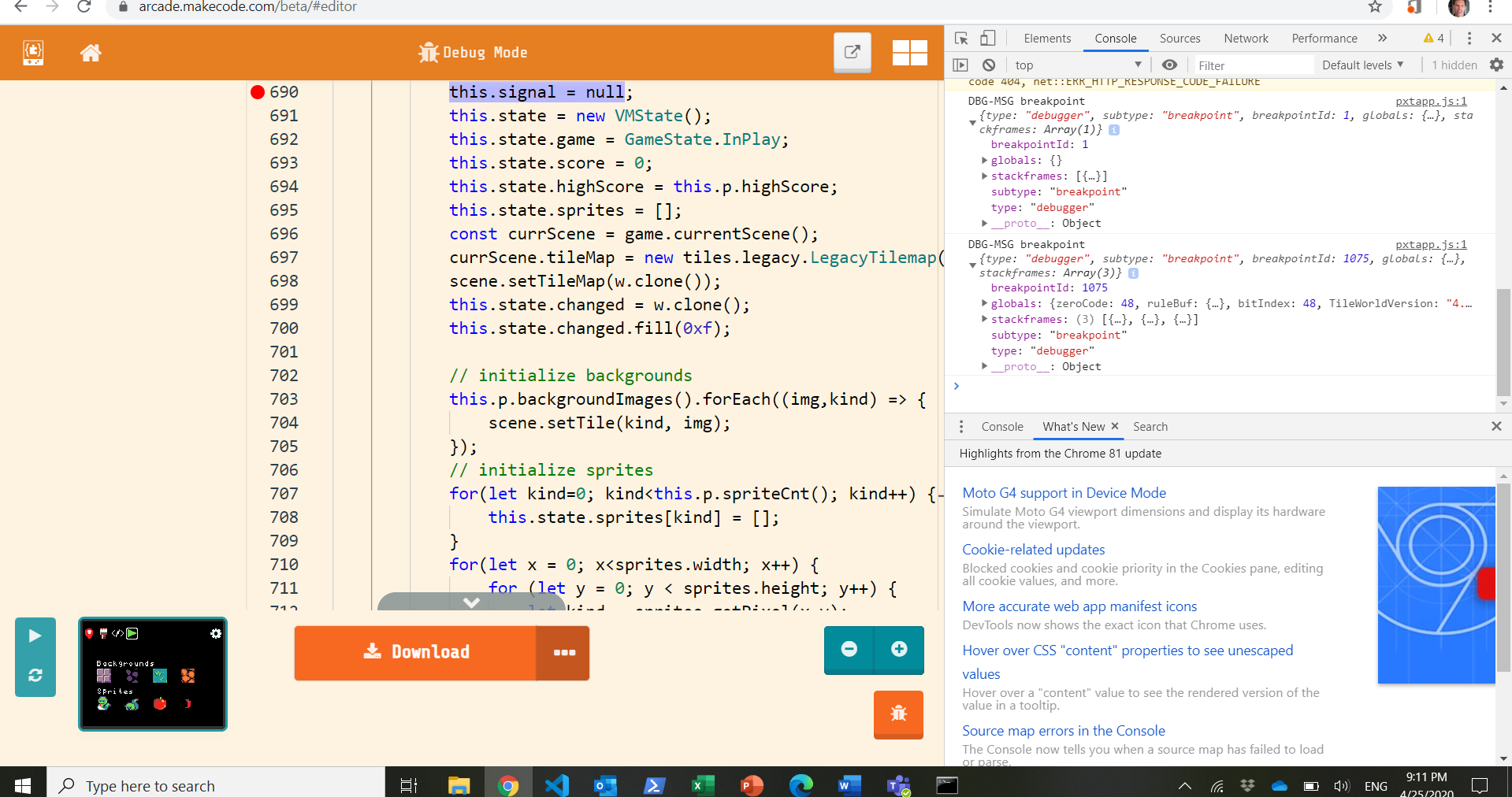 debugger pane is often blank · Issue #2913 · microsoft/pxt-microbit · GitHub
