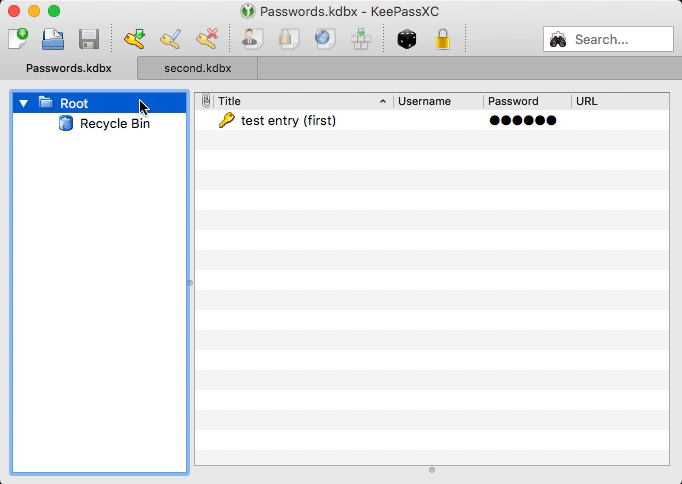 Drag and drop entries between databases · Issue #1670 · keepassxreboot/keepassxc · GitHub