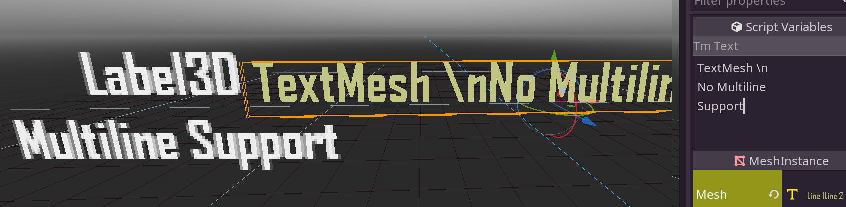 Add Multi-line to TextMesh · Issue #5132 · godotengine/godot-proposals ...