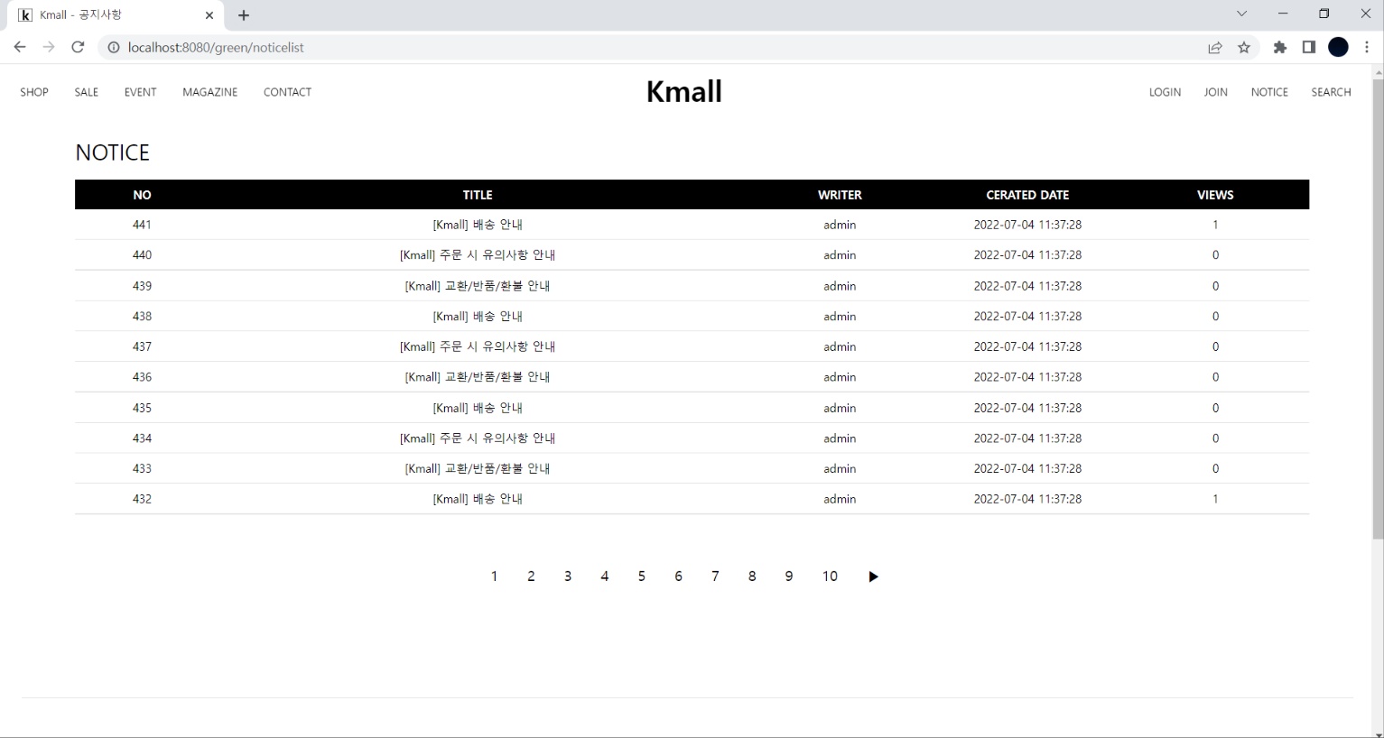 GitHub - thkim0627/Kmall: shopping mall website (Kmall)