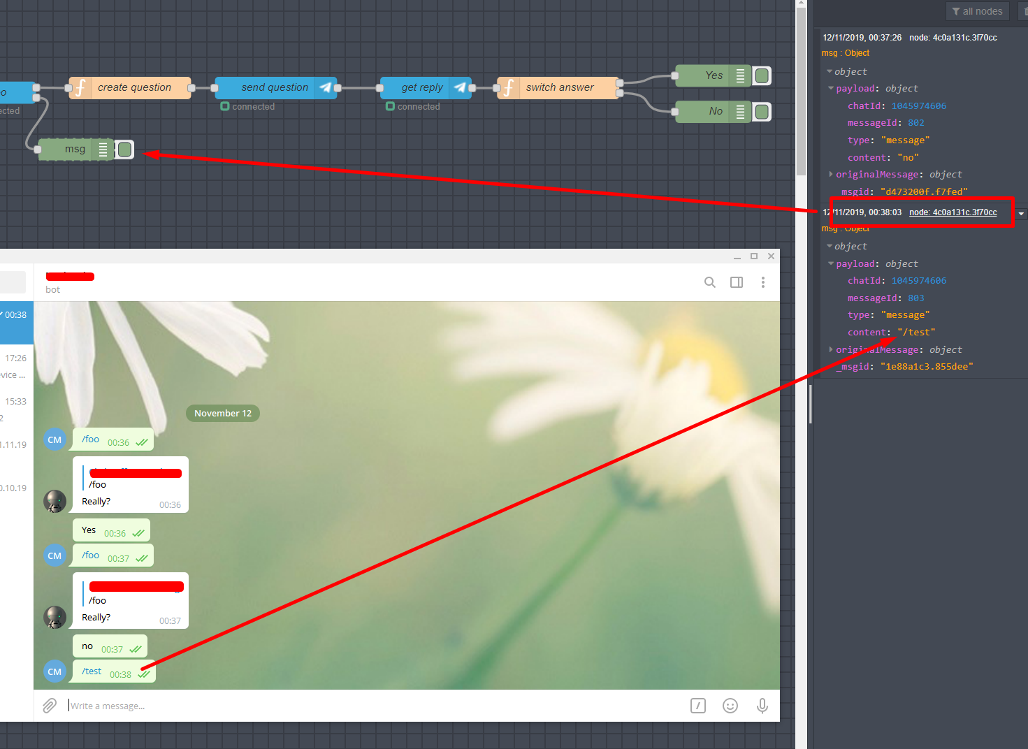 response of keyboard send as /command does not trigger command · Issue #88 · windkh/node-red ...