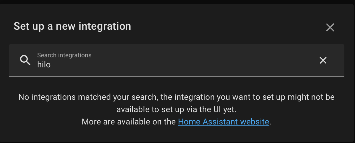 L'intégration n'apparait pas dans la list de HACS · Issue #140 · dvd-dev/hilo · GitHub