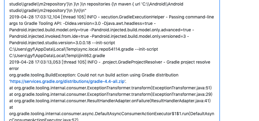你好，项目在Android studio3.0上构建时一直报Error:A problem occurred configuring project ':app'.请问这是什么情况 ...