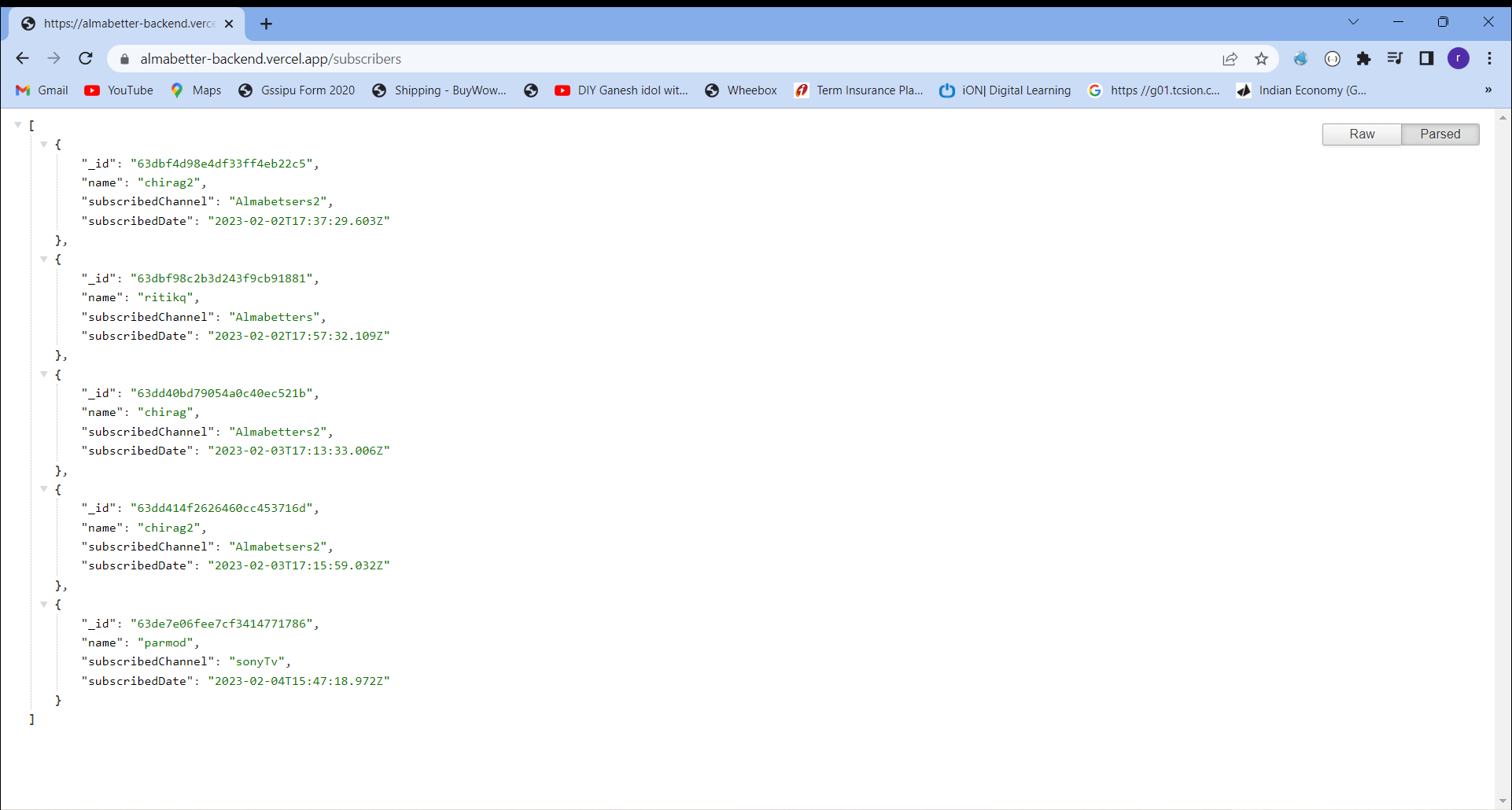 GitHub - Ritikchaudhary26/Almabetter-backend