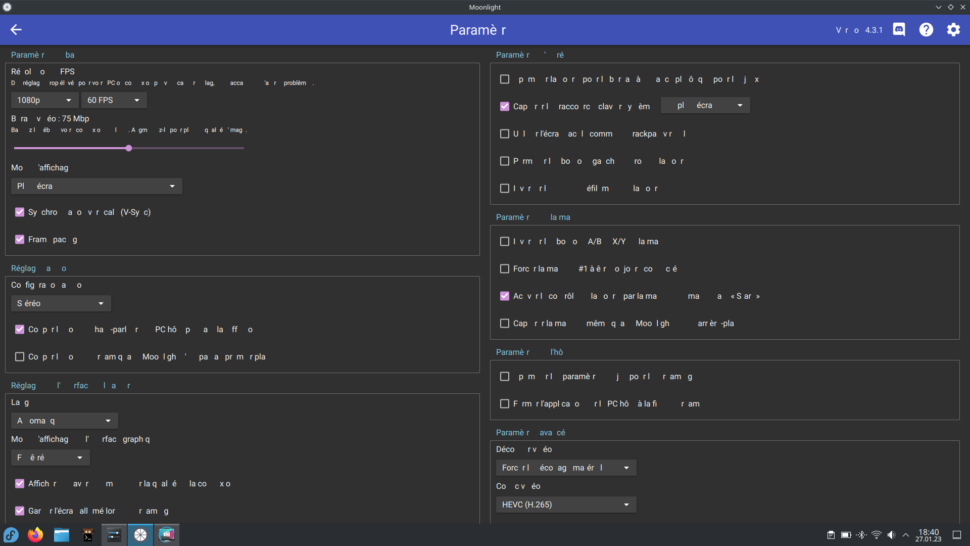 Text issue in the GUI with Fedora 37 and AMD Vega APU · Issue #941 · moonlight-stream/moonlight ...