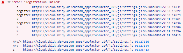 U2F broken after upgrade to Nextcloud 15 · Issue #325 · nextcloud/twofactor_u2f · GitHub