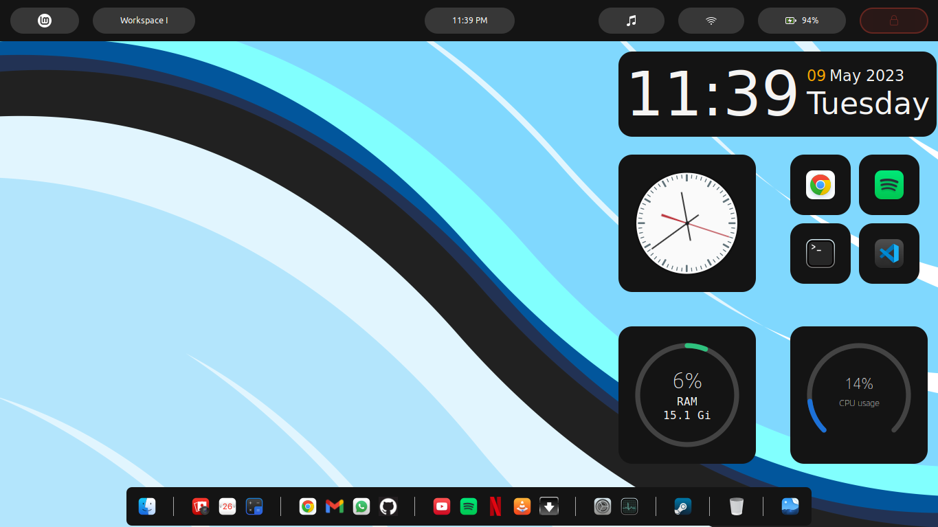 GitHub - vinayakrastogi/Meta-Cinnamon-Theme: Meta is Cinnamon theme with a solid and modern design.