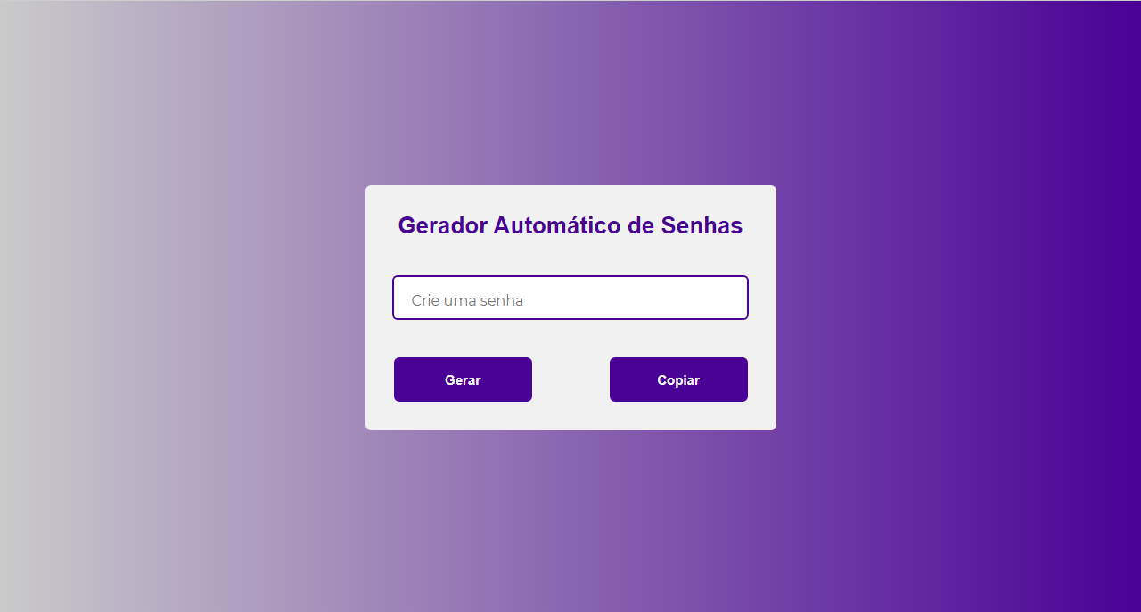 GitHub - wilsonpiress/gerador-de-senhas: Esse projeto é um gerador automático de senhas.