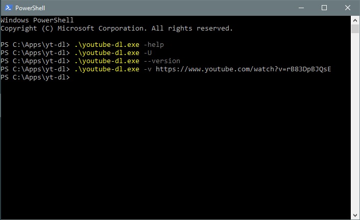 Cannot get youtube-dl to do anything · Issue #19252 · ytdl-org/youtube-dl · GitHub