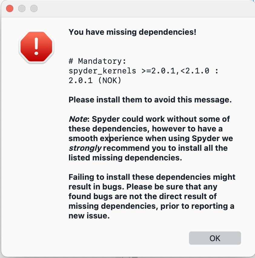 [5.0.0] Fresh install, missing dependencies (spyder-kernels) · Issue #15136 · spyder-ide/spyder ...