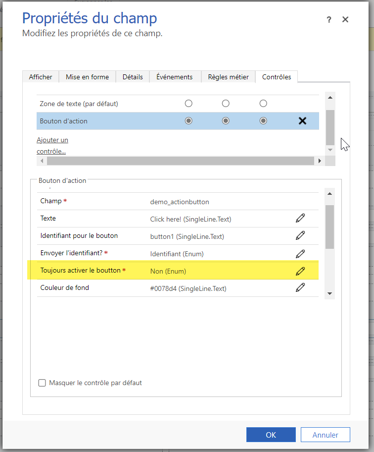 Action Button is not honoring the Disabled state · Issue #22 · MscrmTools/PCF-Controls · GitHub