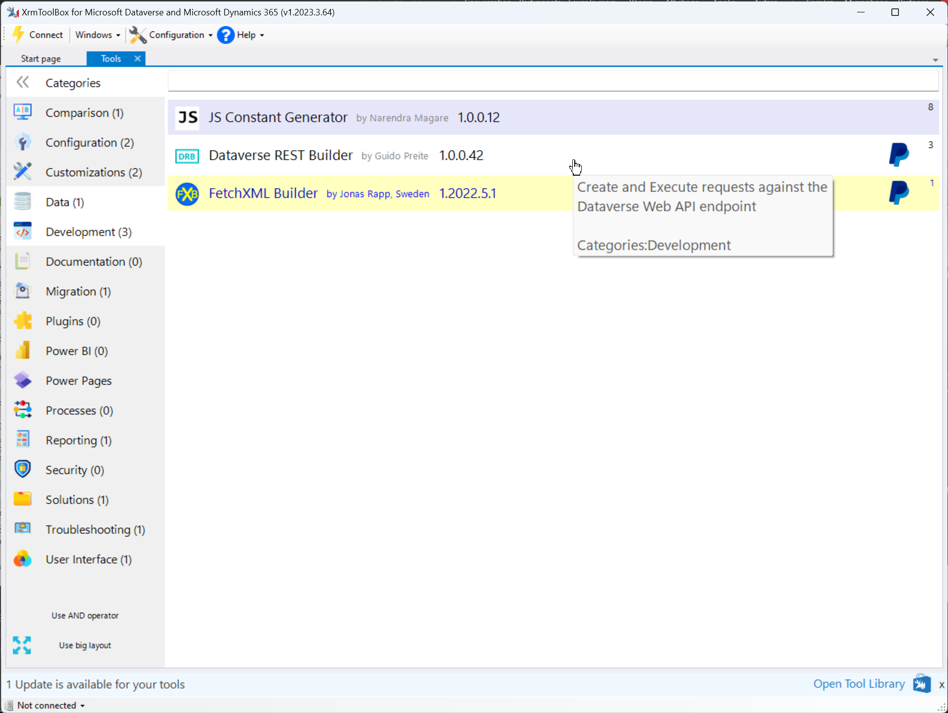 Show Categories Somewhere · Issue 1242 · Mscrmtoolsxrmtoolbox · Github