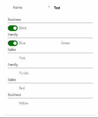 Unable to change off/on toggle colors · Issue #5 · MscrmTools/PCF-Controls · GitHub