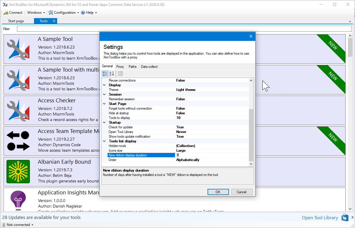Add "New" tag for new plugin · Issue #784 · MscrmTools/XrmToolBox · GitHub