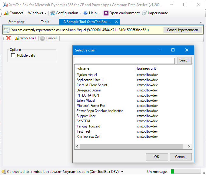 Enhancement Setting To Act On Behalf Of · Issue 625 · Mscrmtools Xrmtoolbox · Github
