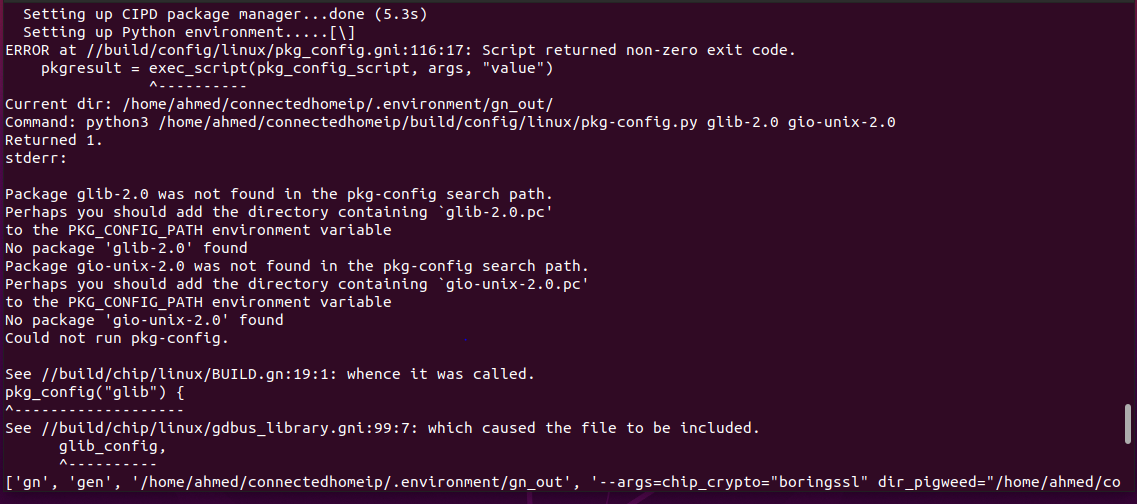 [BUG] scripts/bootstrap.sh · Issue #25568 · project-chip/connectedhomeip · GitHub