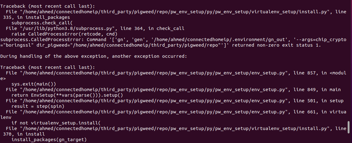 [BUG] scripts/bootstrap.sh · Issue #25568 · project-chip/connectedhomeip · GitHub