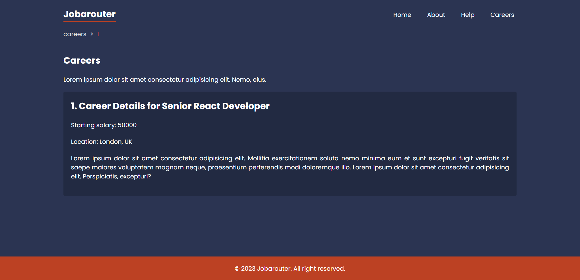 GitHub - kishanlalchoudhary/Jobarouter-ReactRouter: This is a simple project aimed to show the ...
