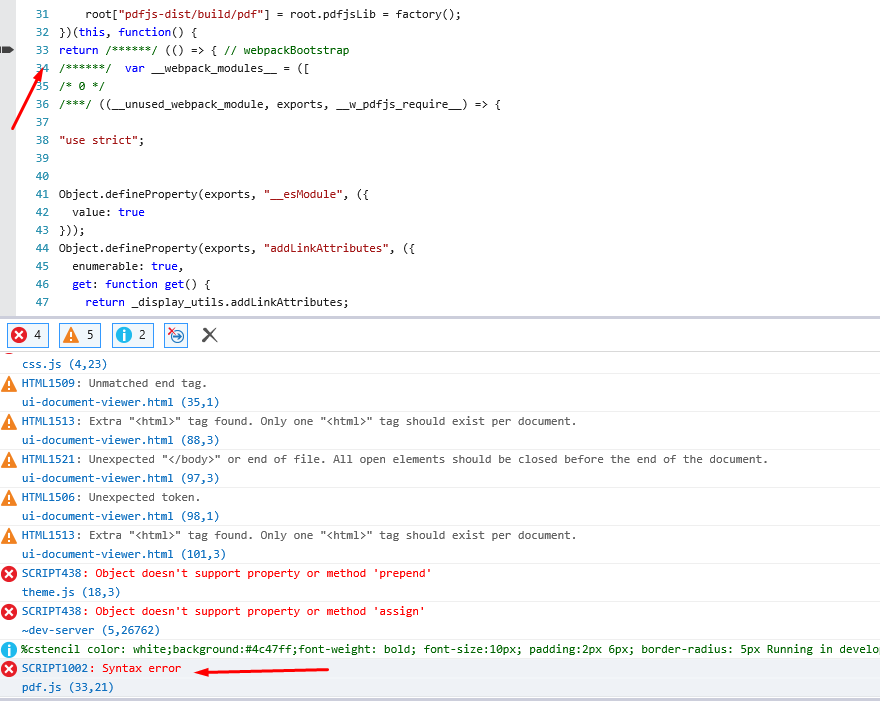 Files for legacy browsers with not es5 code in 2.7.570 · Issue #13334 ...