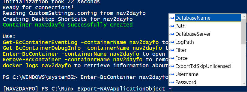 Export-NavContainerObjects ExportTo failing with parameter missing · Issue #2120 · microsoft ...